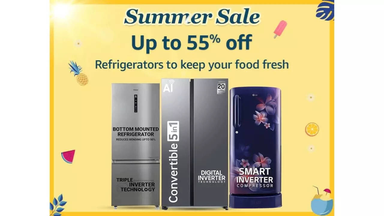 Amazon Summer Sale: Up to 55% Off on Side-by-Side Refrigerators
