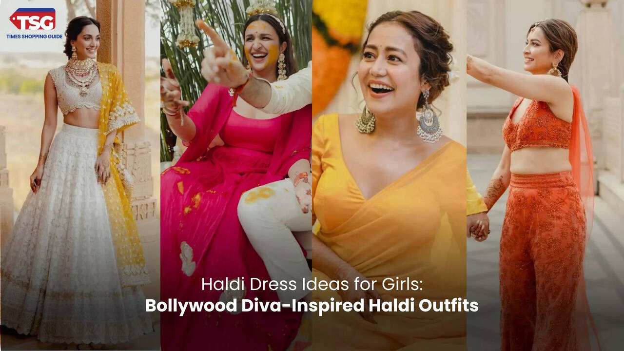 Bollywood Divas' Haldi Outfits: Stunning Haldi Dress Ideas for Girls ...