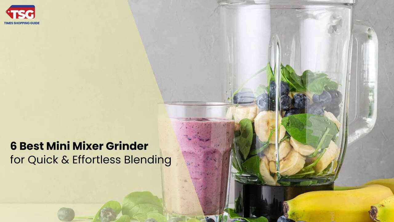 6 Best Mini Mixer Grinder for Quick & Effortless Blending